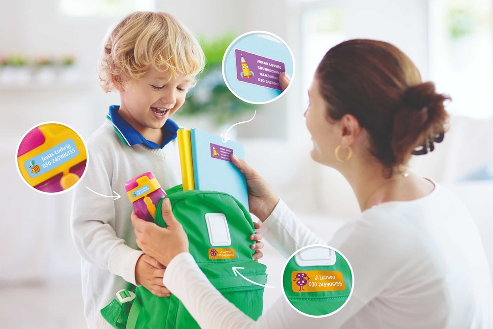 Back to School: choose the perfect name labels - Blog